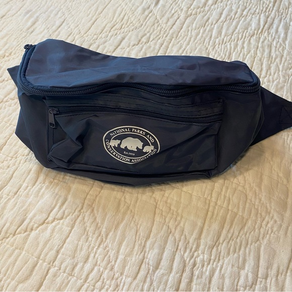 Bags | Vintage 9s National Parks Conservation Navy Fanny Pack Belt Bag ...